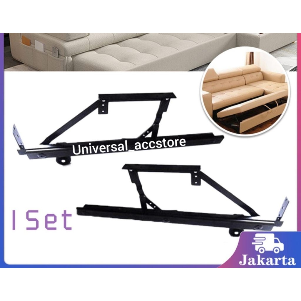 Jual 1Set engsel mekanik sofa bed sliding/engsel lipat sofa bed/engsel ...
