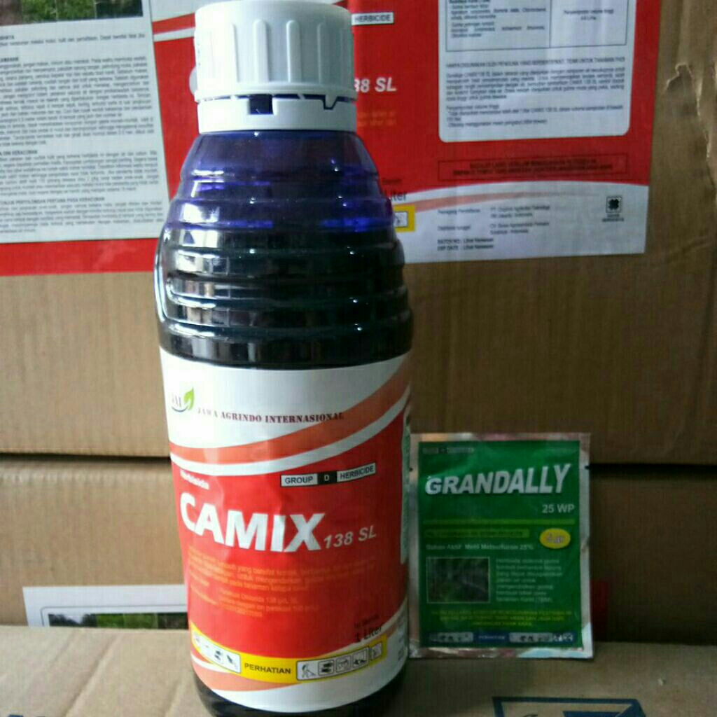 Jual CAMIX 138 SL UK 1 L + grandally 5 gram herbisida kontak membasmi ...
