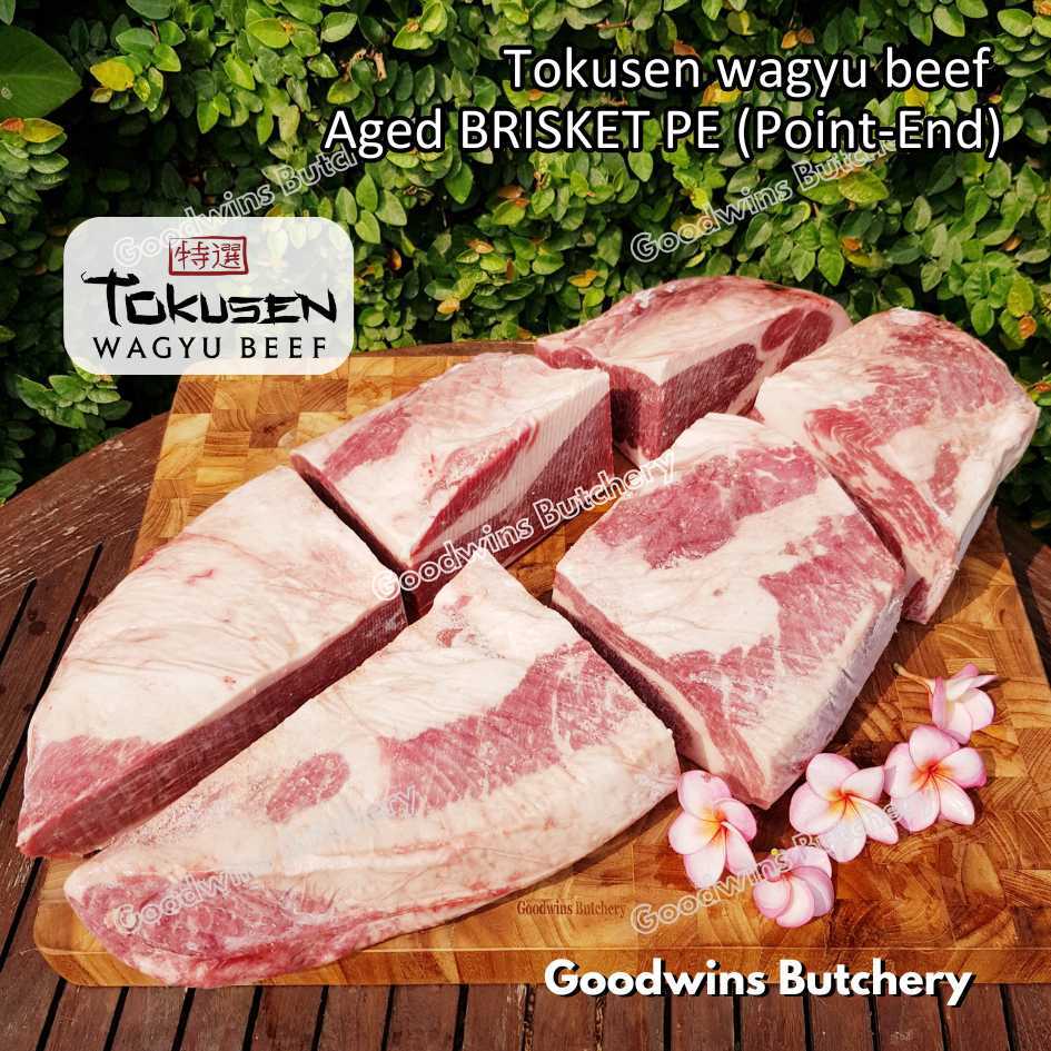 Jual Beef wagyu Tokusen BRISKET PE (Point-End) marbling MBS-5 | daging ...