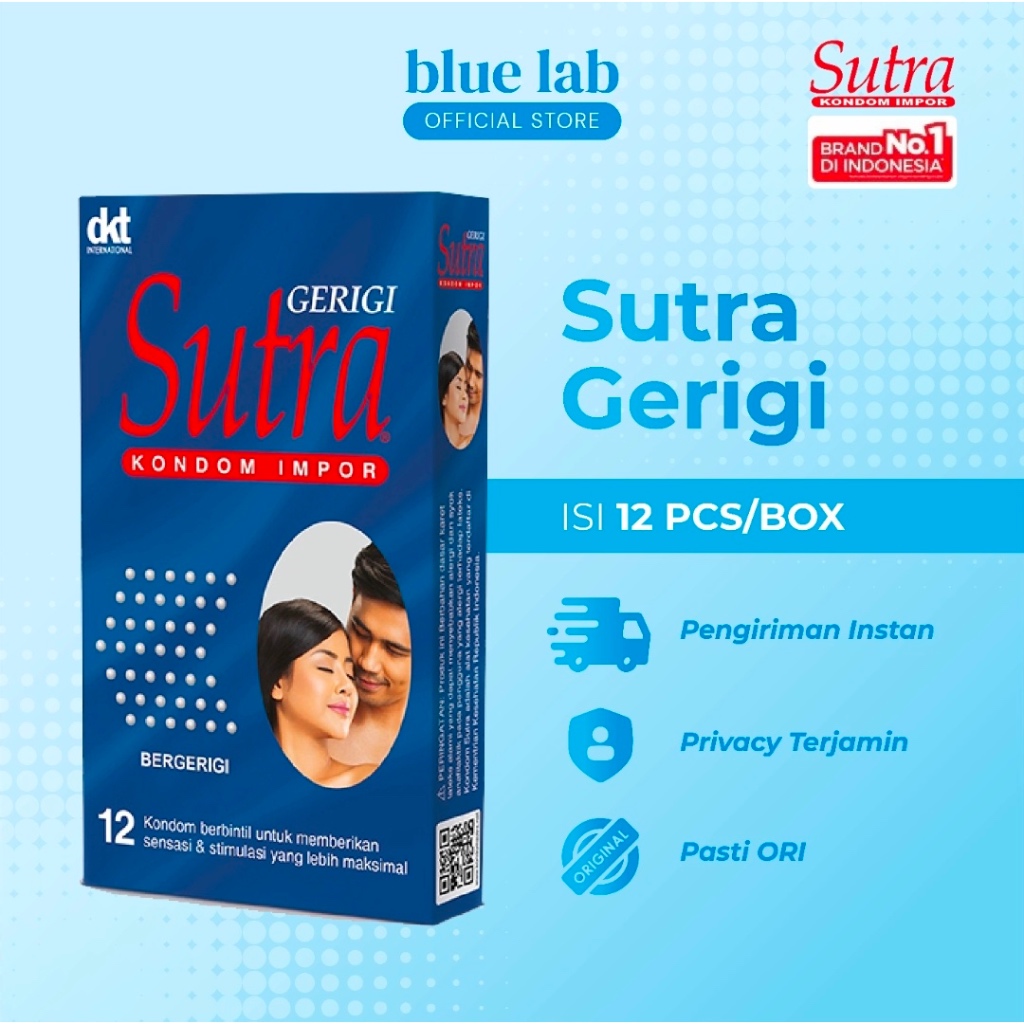 Jual Kondom Sutra Biru 1 Box isi 12+3 Pcs Condom Sutra Bergerigi ...