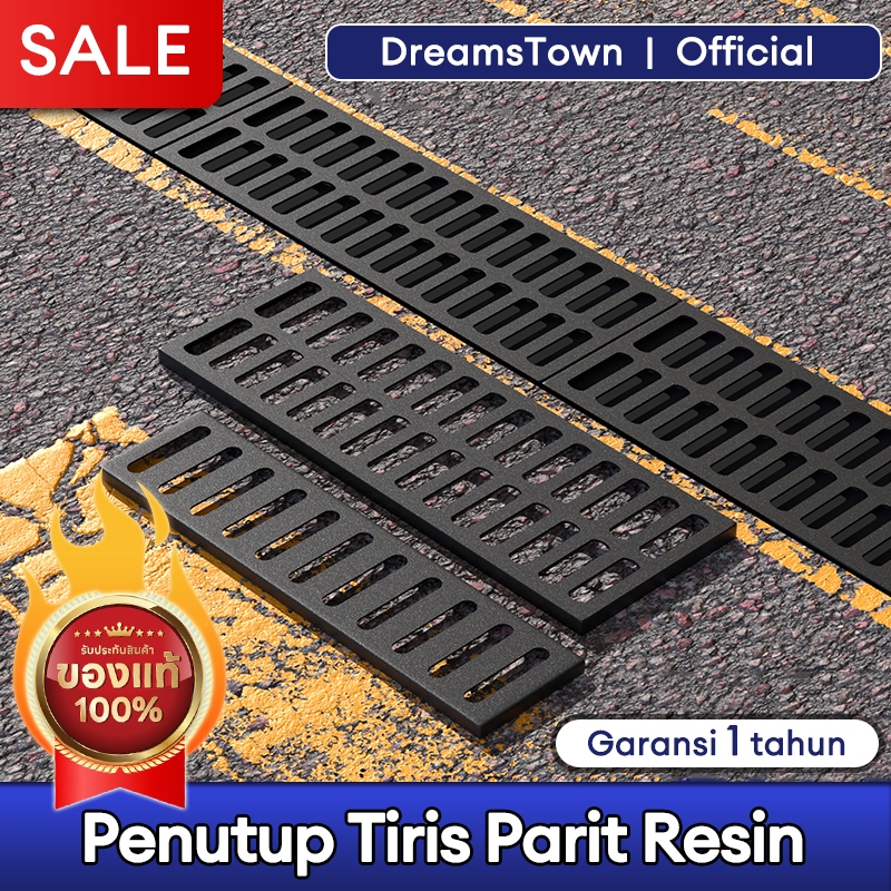 Jual Plastic Trench Drain Cover Outdoor Drainage Grate Durable Resin ...
