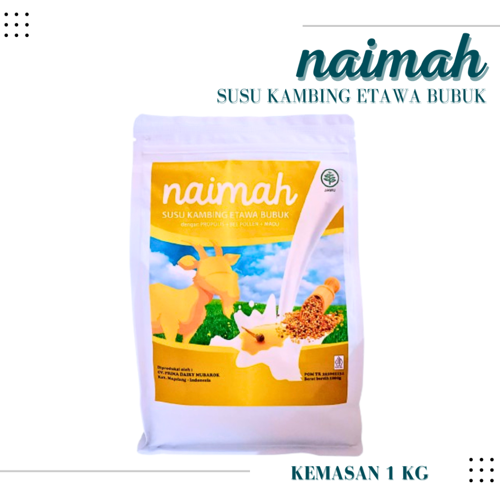 Jual Naimah – Susu Kambing Etawa Bubuk dengan Propolis, Bee Pollen ...