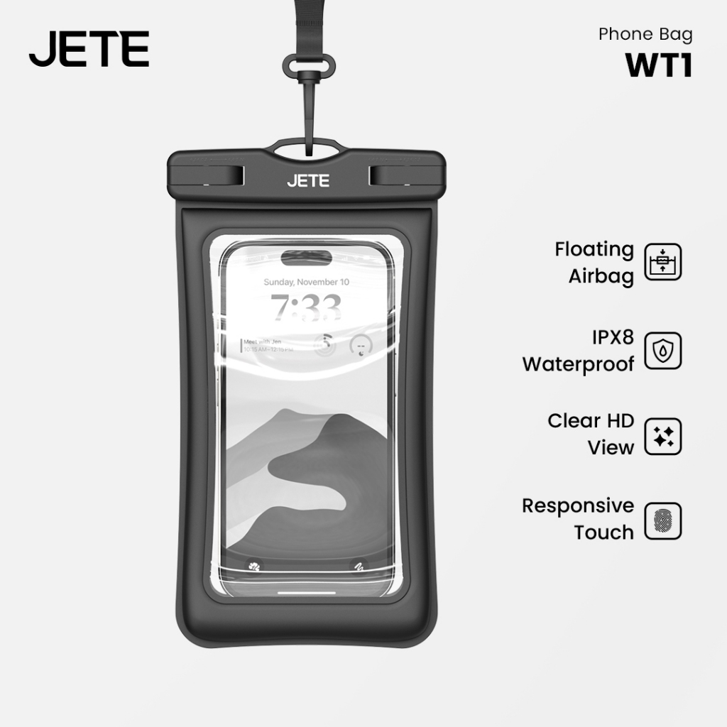 Jual Waterproof Case JETE WT1 Pelindung HP Anti Air IPX8 Floating Water ...