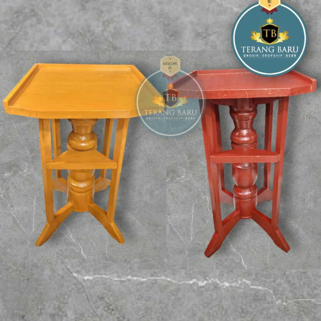 Jual [FREE ONGKIR] Meja Dispenser Galon Kayu | Rak Kaki Guci Handmade ...