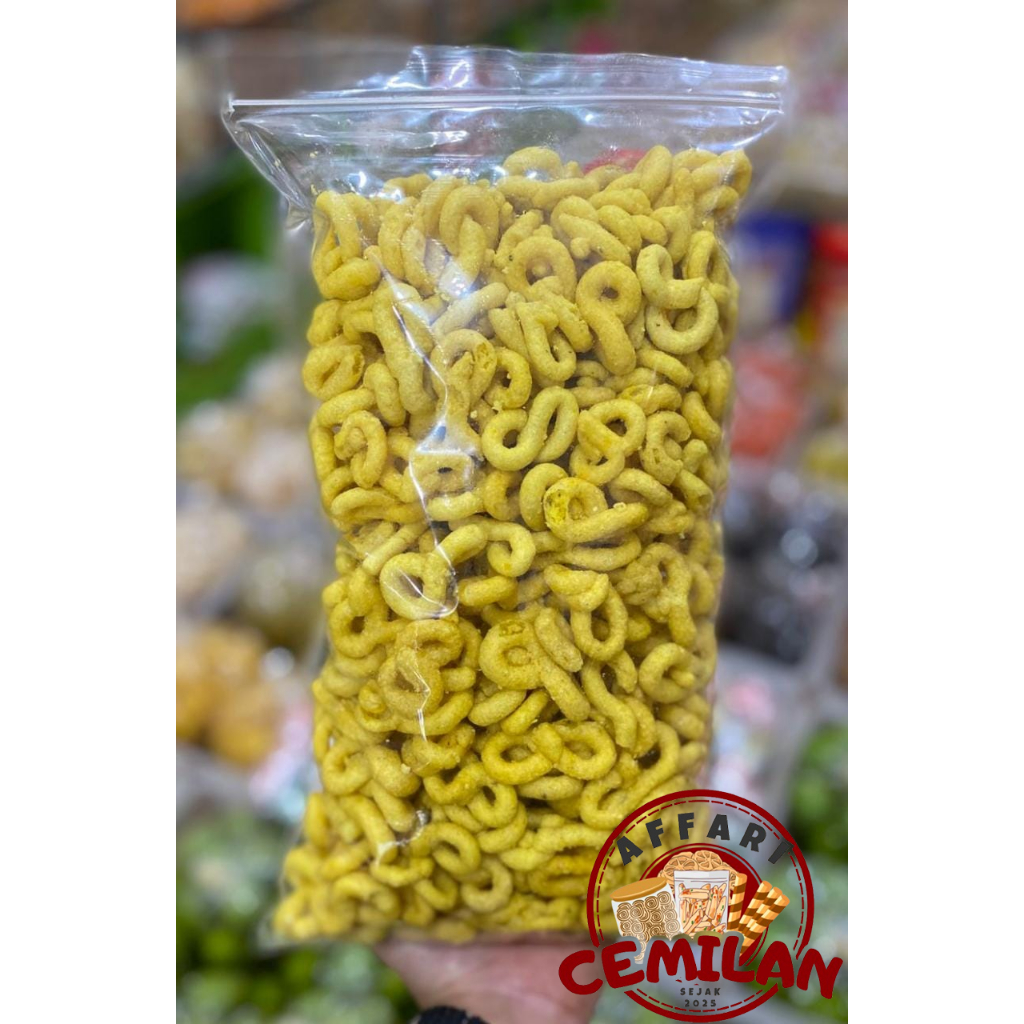 Jual cemilan angka 8 asin dan gurih snack makanan ringan cemilan ...