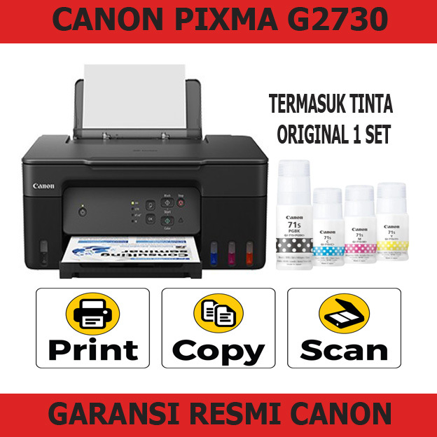 Jual PRINTER CANON PIXMA G2730 ALL IN ONE PRINT SCAN COPY / G-2730 ...