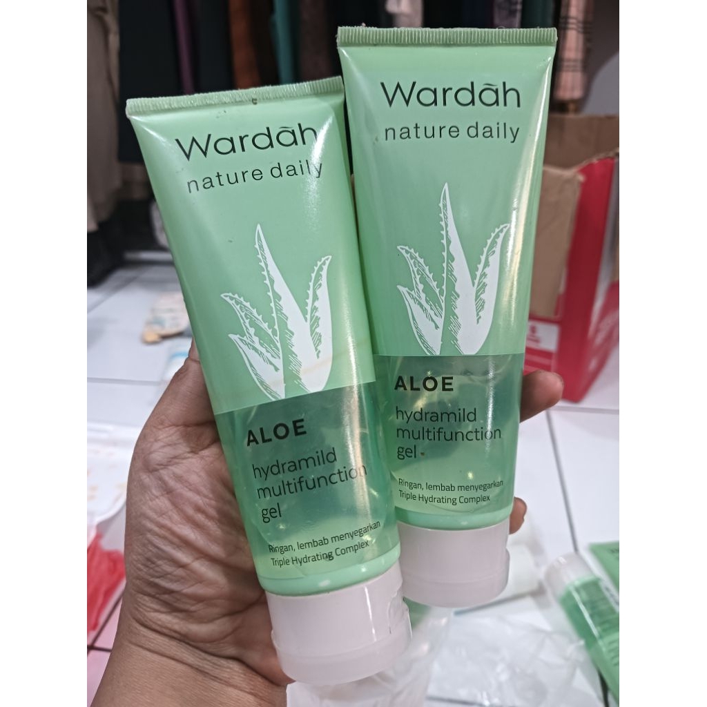 Jual Wardah Nature Daily Aloe Hydramild Multifunction Gel 100ML ...