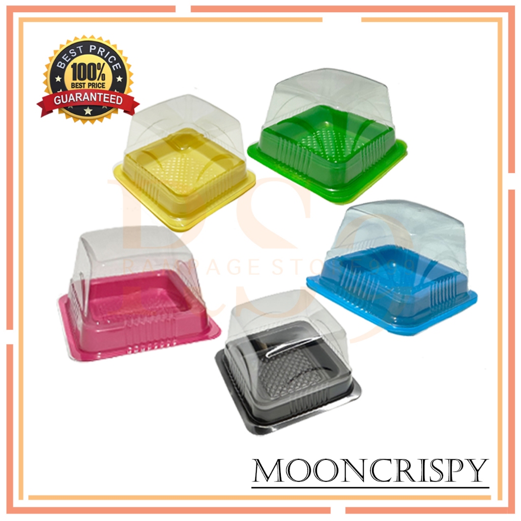 Jual mika moon crispy 5 x 5cm isi 50 pcs / mika mochi bites / kotak ...