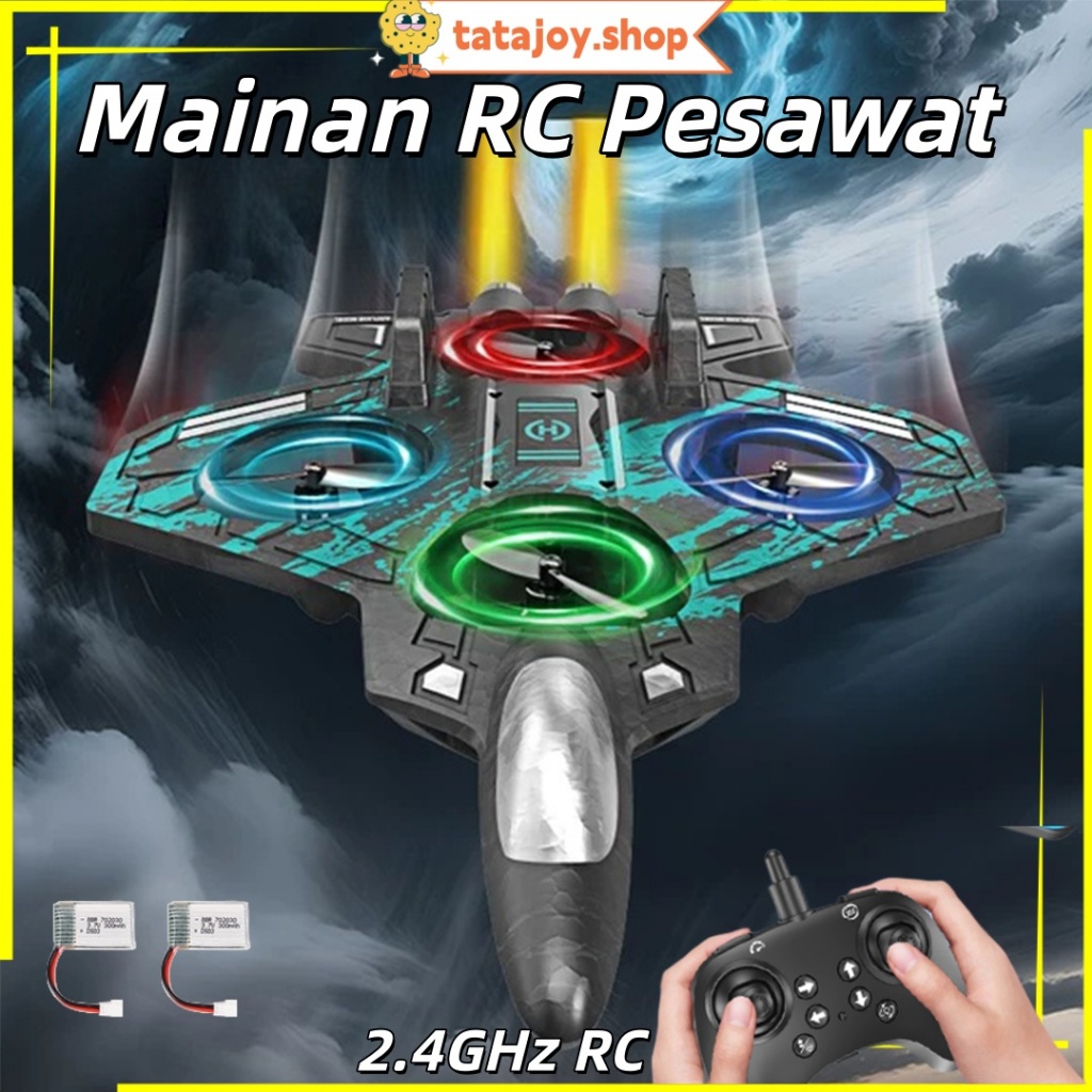 Jual Tatajoy 2.4GHz Mainan RC Pesawat Terbang EPP Stunt Remote Control ...