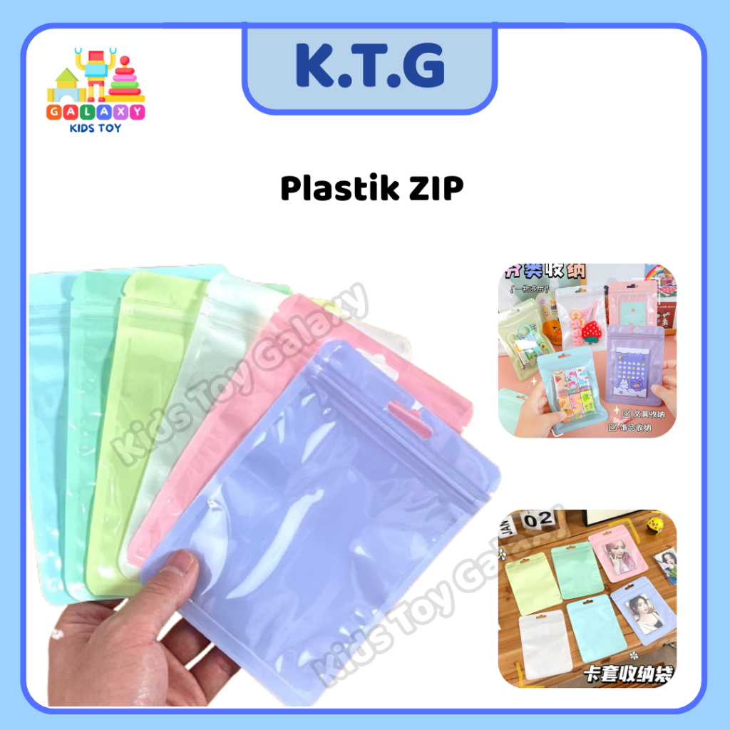 Jual PlastikZIP Plastik opp souvenir plastik ziplock plastik klip warna ...