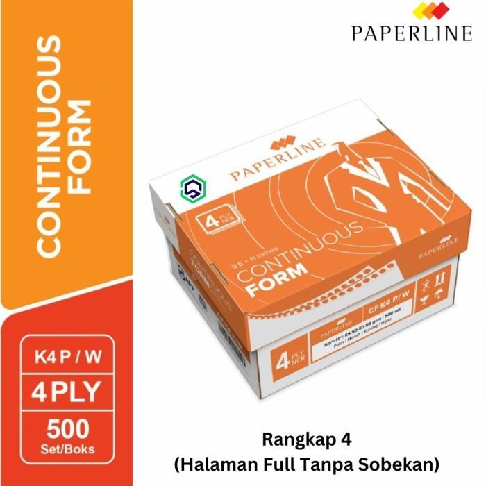 Jual Kertas Continuous Form 4 Ply Paperline harga tercantum adalah per ...