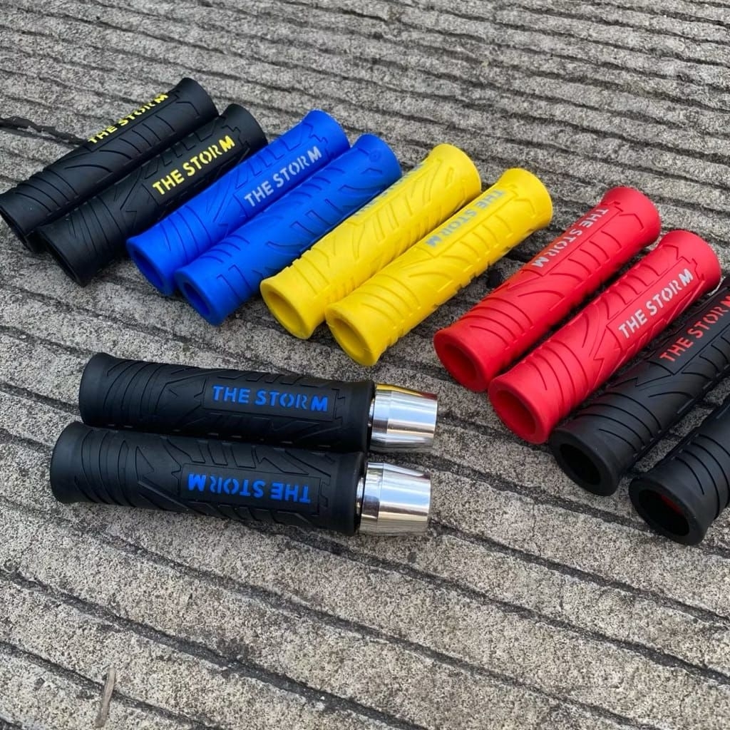 Jual Paket 2in1 Handgrip Grip THE STORM Warna Warni Plus Jalu Stang ...