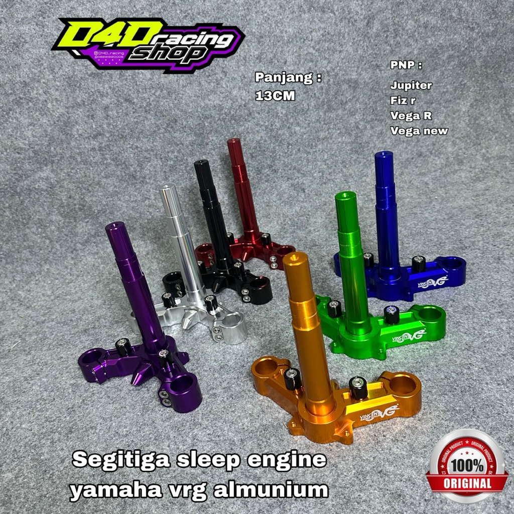 Jual SEGITIGA Sleep engine almunium CNC VRG RACING NOT Ec project bukan ...