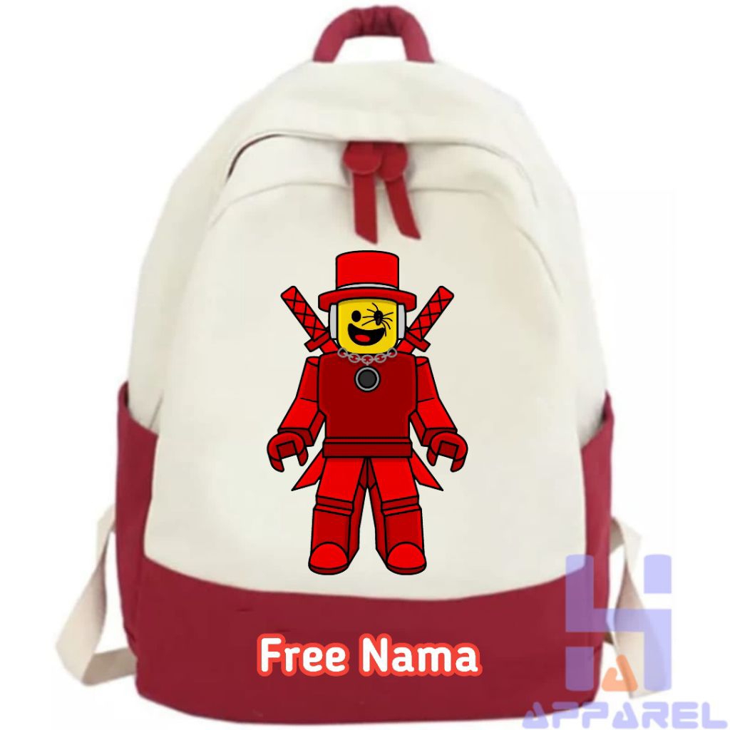 Jual TAS RANSEL ANAK KARAKTER SAMMY ROBLOX STEAL A BRAINROT FREE NAMA ...