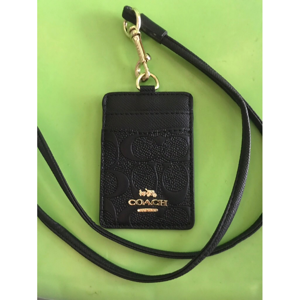 Jual lanyard hitam coach preloved | Shopee Indonesia