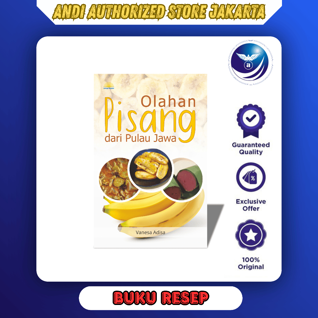Jual Penerbit Andi - Buku Resep Olahan Pisang dari Pulau Jawa (Vanesa ...