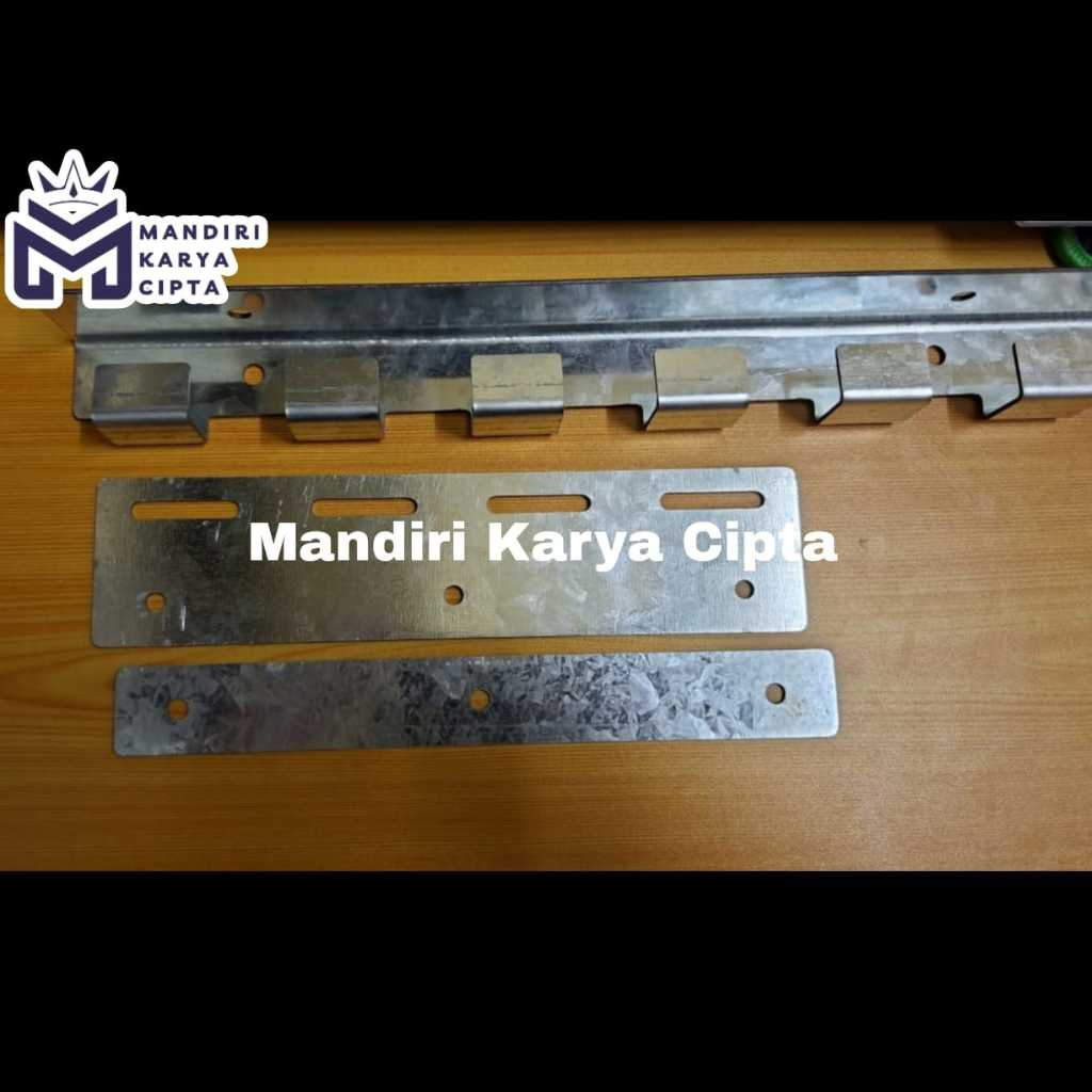 Jual Hanger Bracket Tirai PVC Galvanis 100cm | Shopee Indonesia