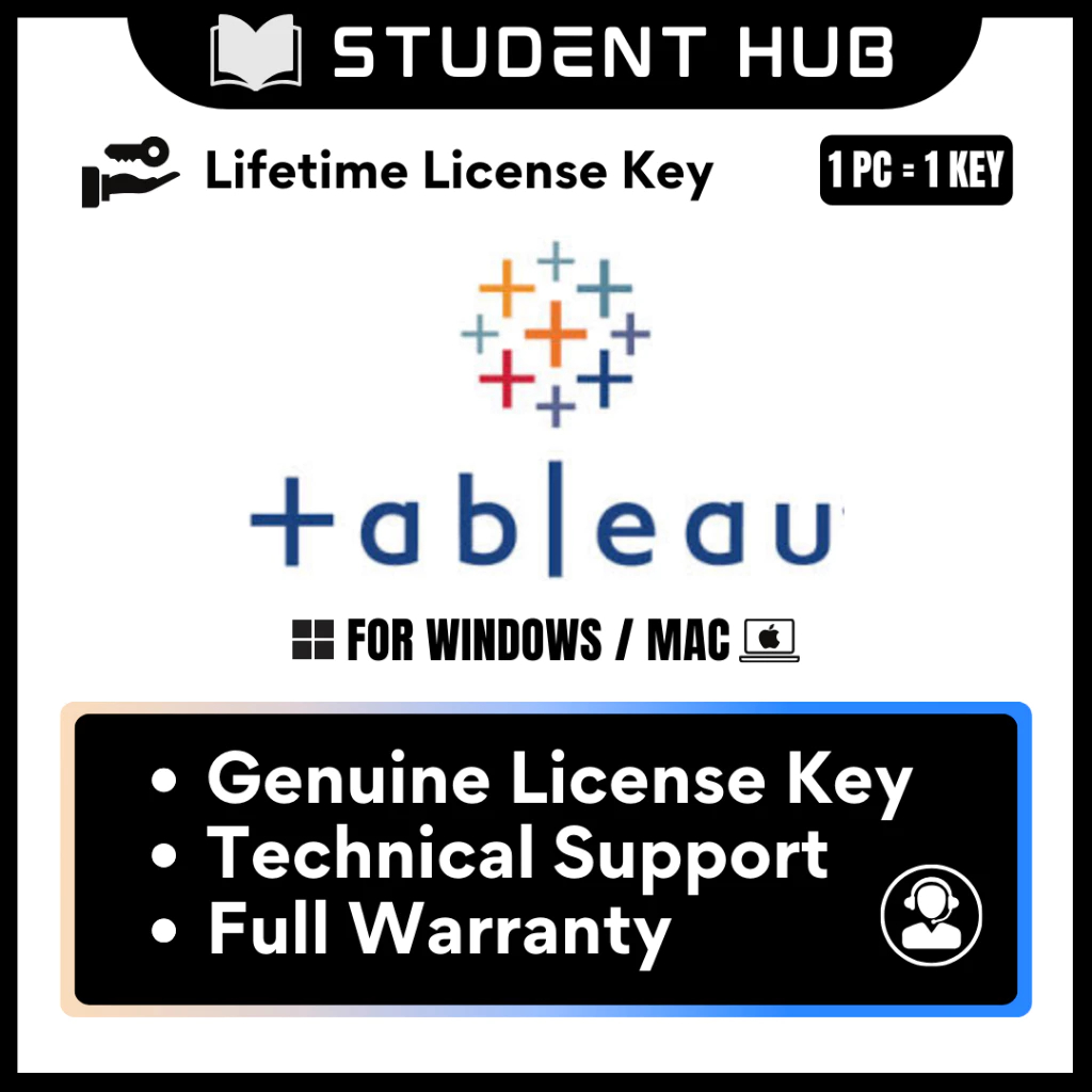 Jual 【𝐆𝐞𝐧𝐮𝐢𝐧𝐞 𝐋𝐢𝐜𝐞𝐧𝐬𝐞 𝐊𝐞𝐲】2025 Tableau Desktop Orignal 1 Tahun Key ...