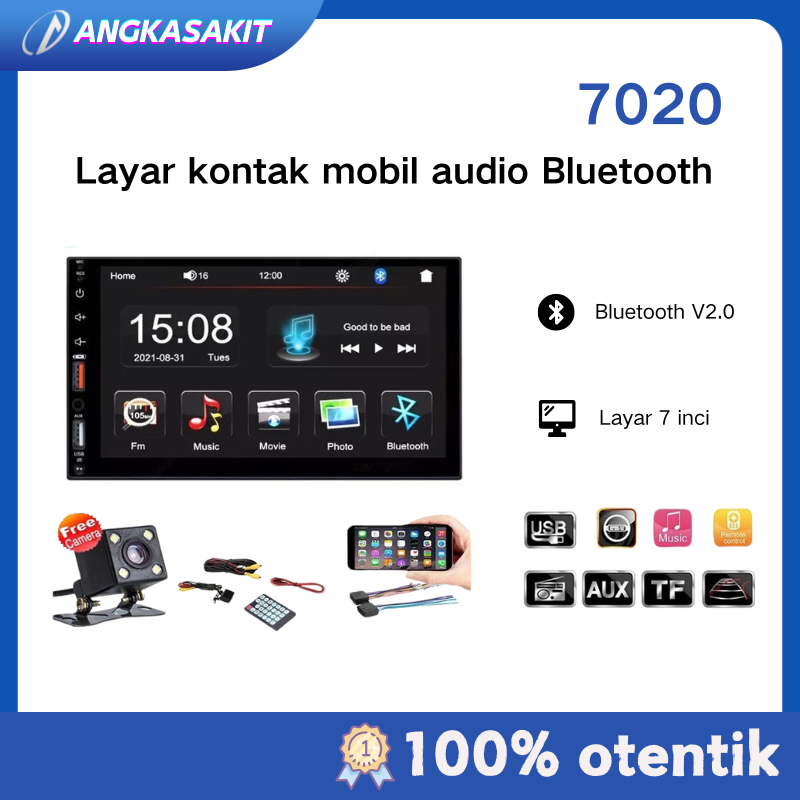 Jual 7020/7010/7018b Head Unit Double DIN Android 7 INCI Audio Car MP5 ...
