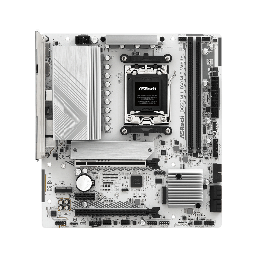 Jual Asrock B650M-HDV/M.2 White - Asrock B650M-HDV/M.2 Motherboard AMD Socket AM5 Ryzen™ 9000 ...