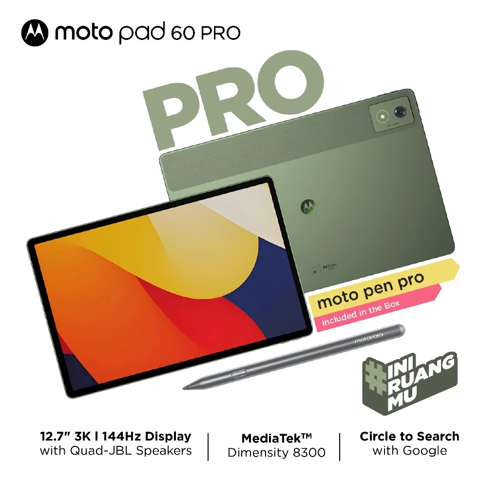 Jual Motopad 60 Pro - 8GB/256GB - Dimensity 8300 - 12.7 inch - 3K ...