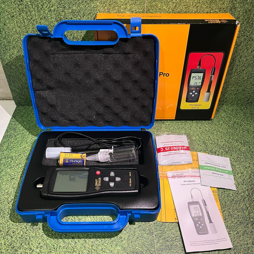 Jual PH Meter Smart Sensor AS218 Calibration Certificate Tester ...