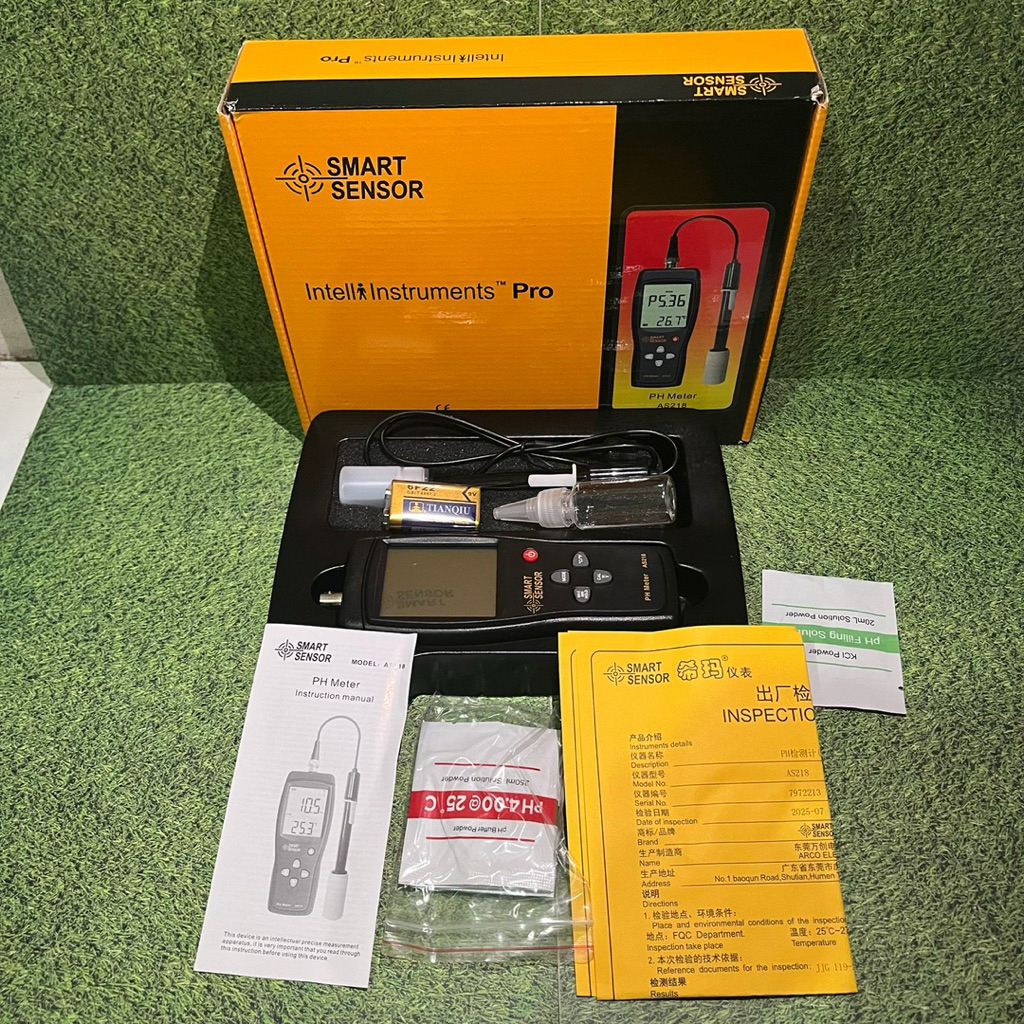 Jual PH Meter Smart Sensor AS218 Calibration Certificate Tester ...