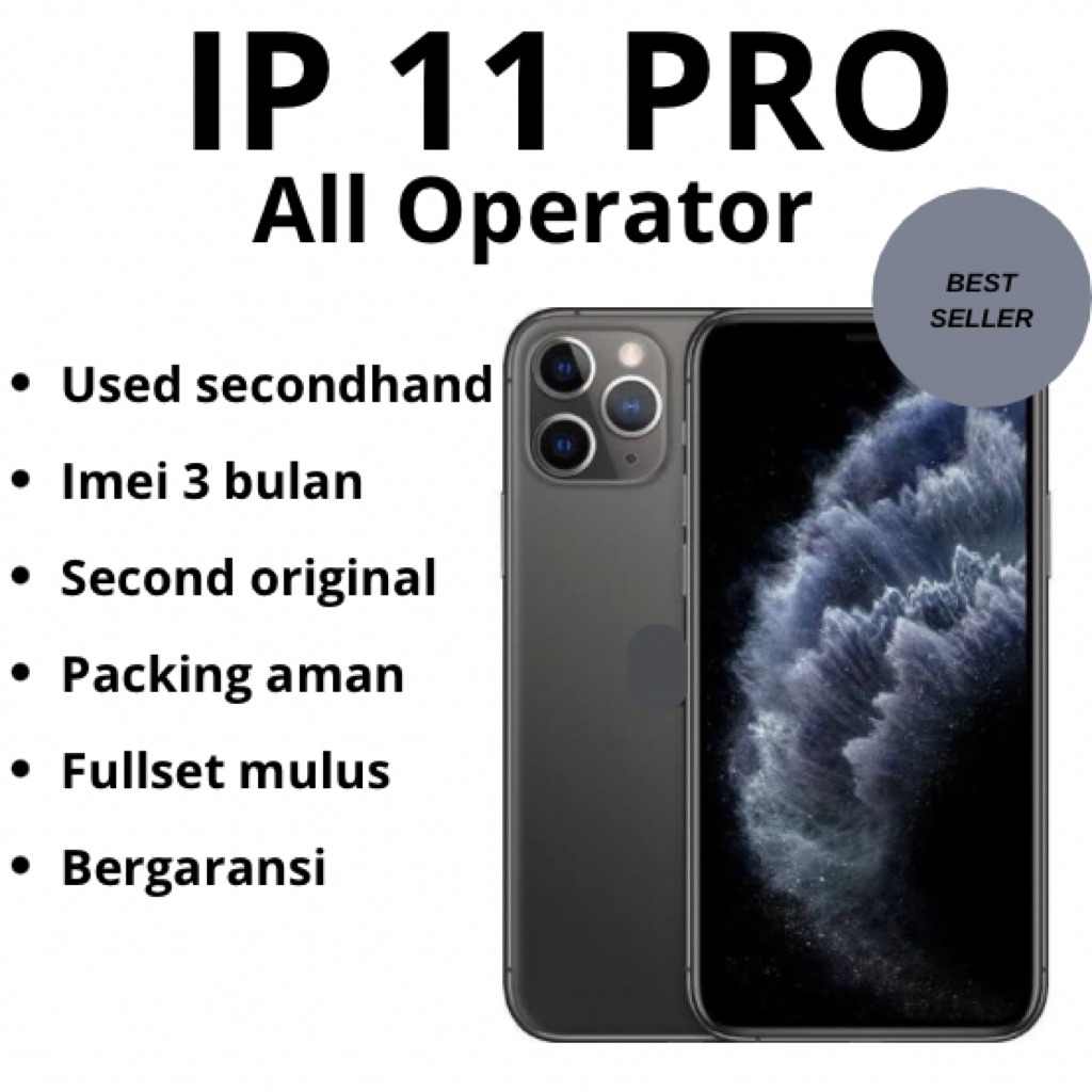 Jual All Operator 11 Pro 64GB/256GB/512GB 4G LTE - Bergaransi | Shopee ...