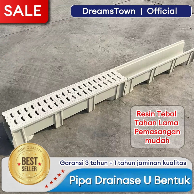Jual Pipa Drainase U Bentuk Resin Komposit untuk Air Pipa Bawah Tanah ...