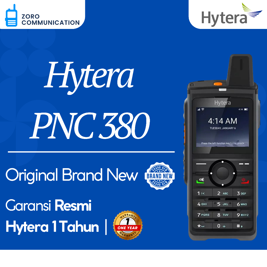 Jual Hytera PNC380 – HT PoC Radio Wifi 4G LTE Zello Original Garansi ...