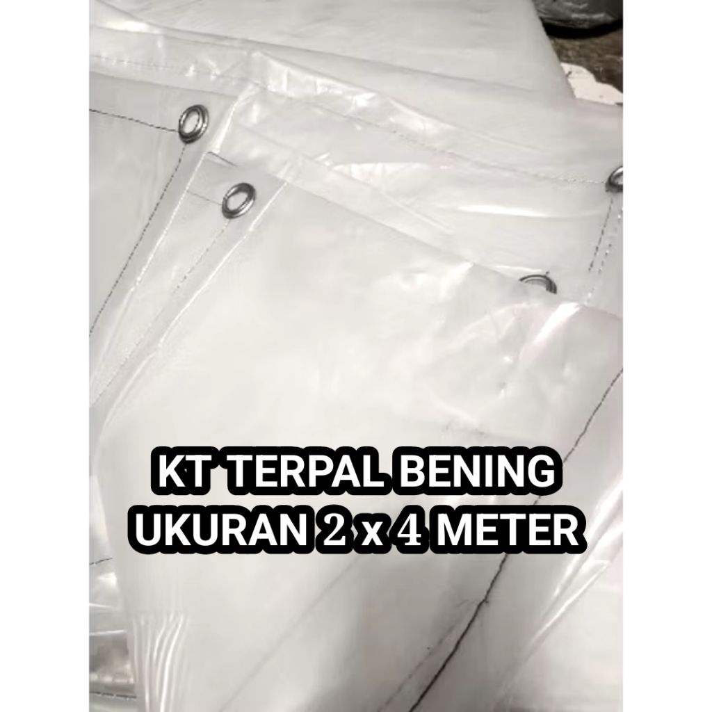 Jual Terpal Plastik Bening Putih Transparan Ukuran 2 x 4 Meter | Shopee ...