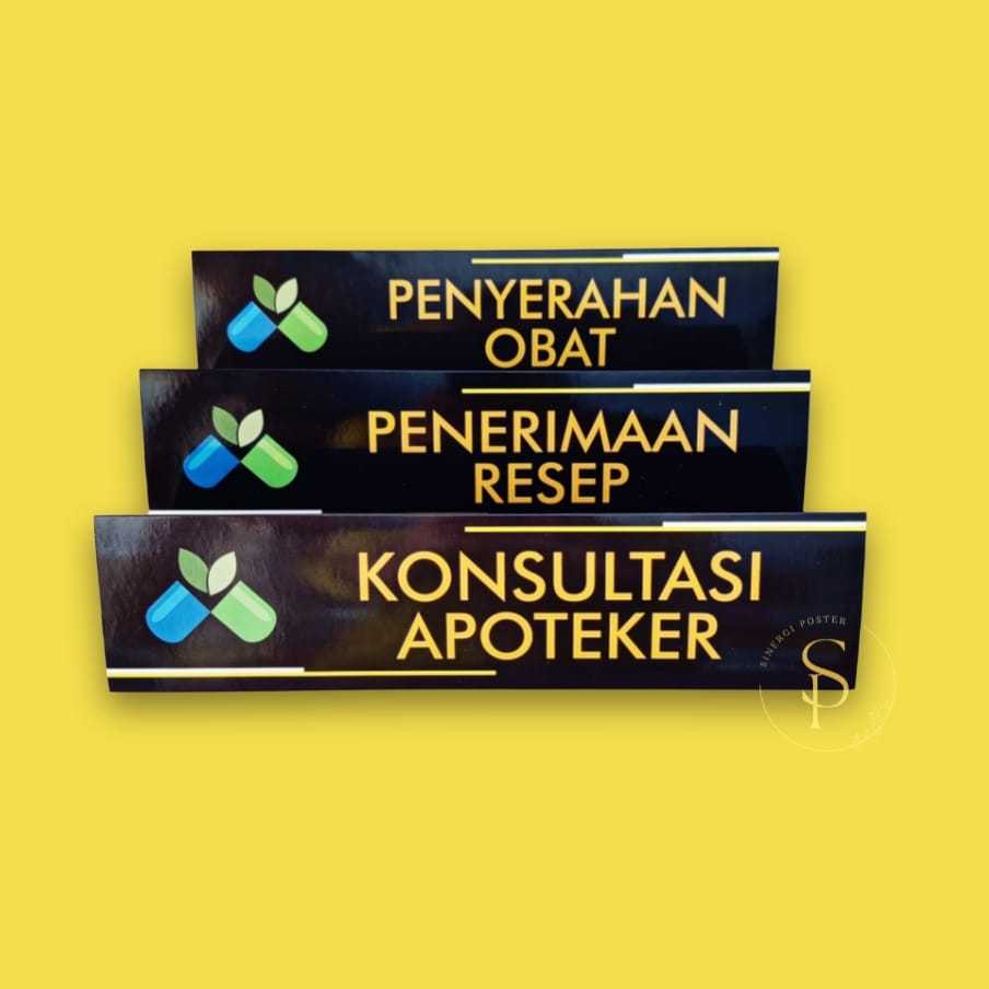 Jual Paket Papan Meja Farmasi | Papan Meja Penyerahan Obat | Penerimaan ...