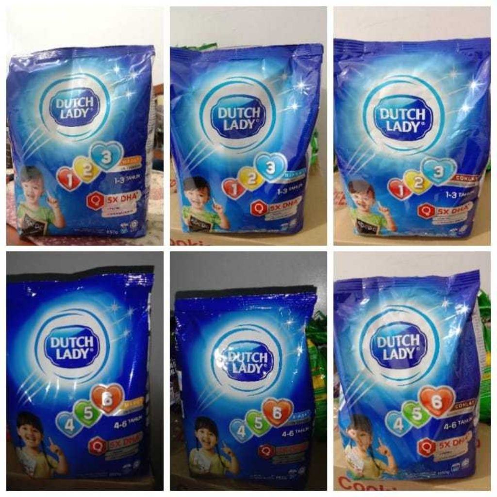 Jual DUTCH LADY 123 456 MADU SUSU ANAK 900 GR IMPORT | Shopee Indonesia