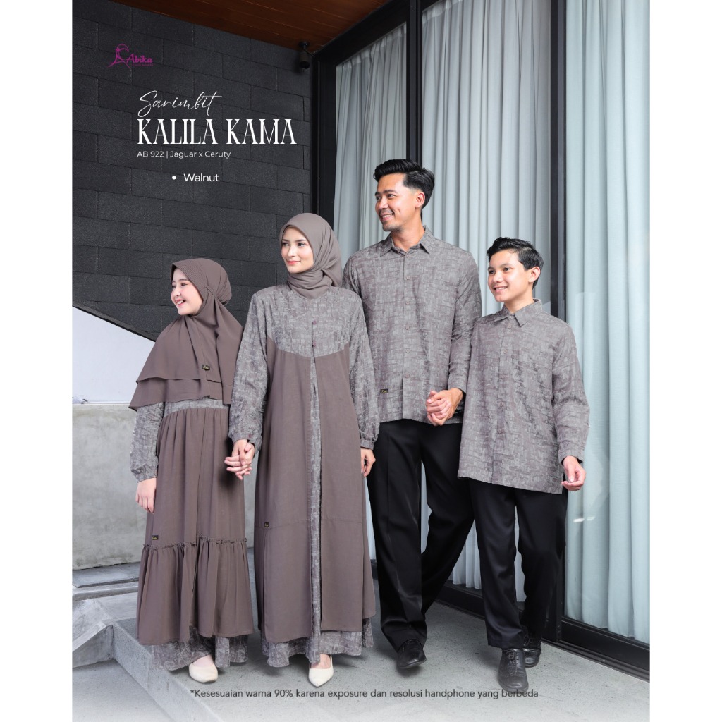 Jual Abika Sarimbit Lebaran 2026 Terbaru / Kalila Kama - Walnut ...