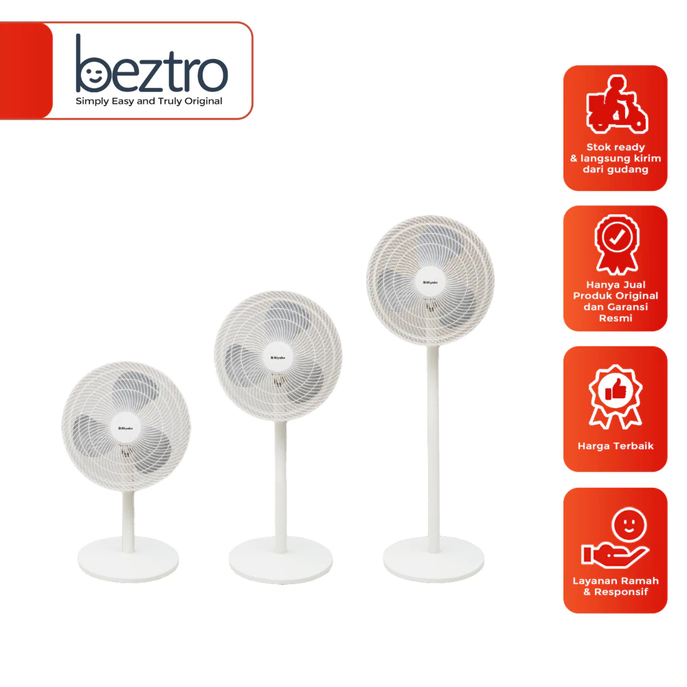 Jual Miyako Stand Fan KAS-1698-MSW 3in1 New Model Warna Putih Jaring ...