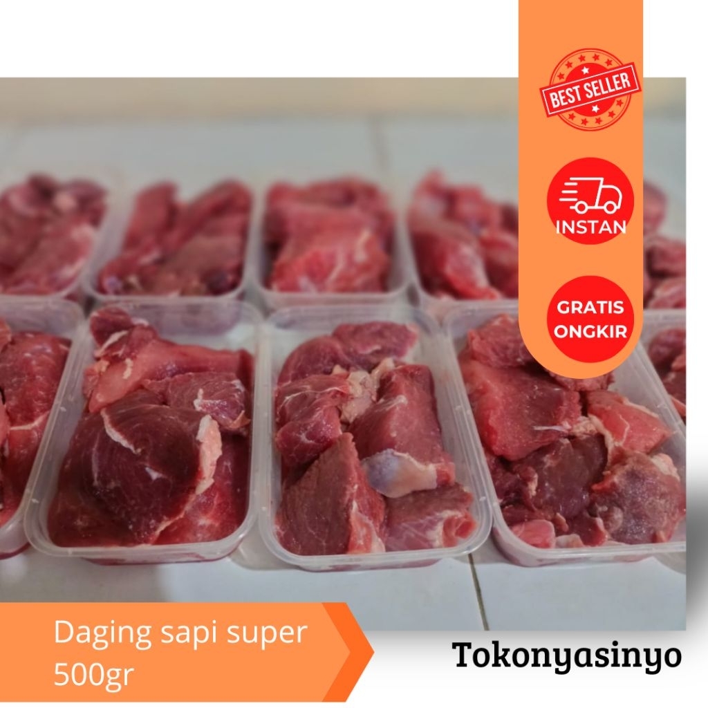 Jual Daging Sapi Super 500gr – Kemasan Thinwall | Shopee Indonesia