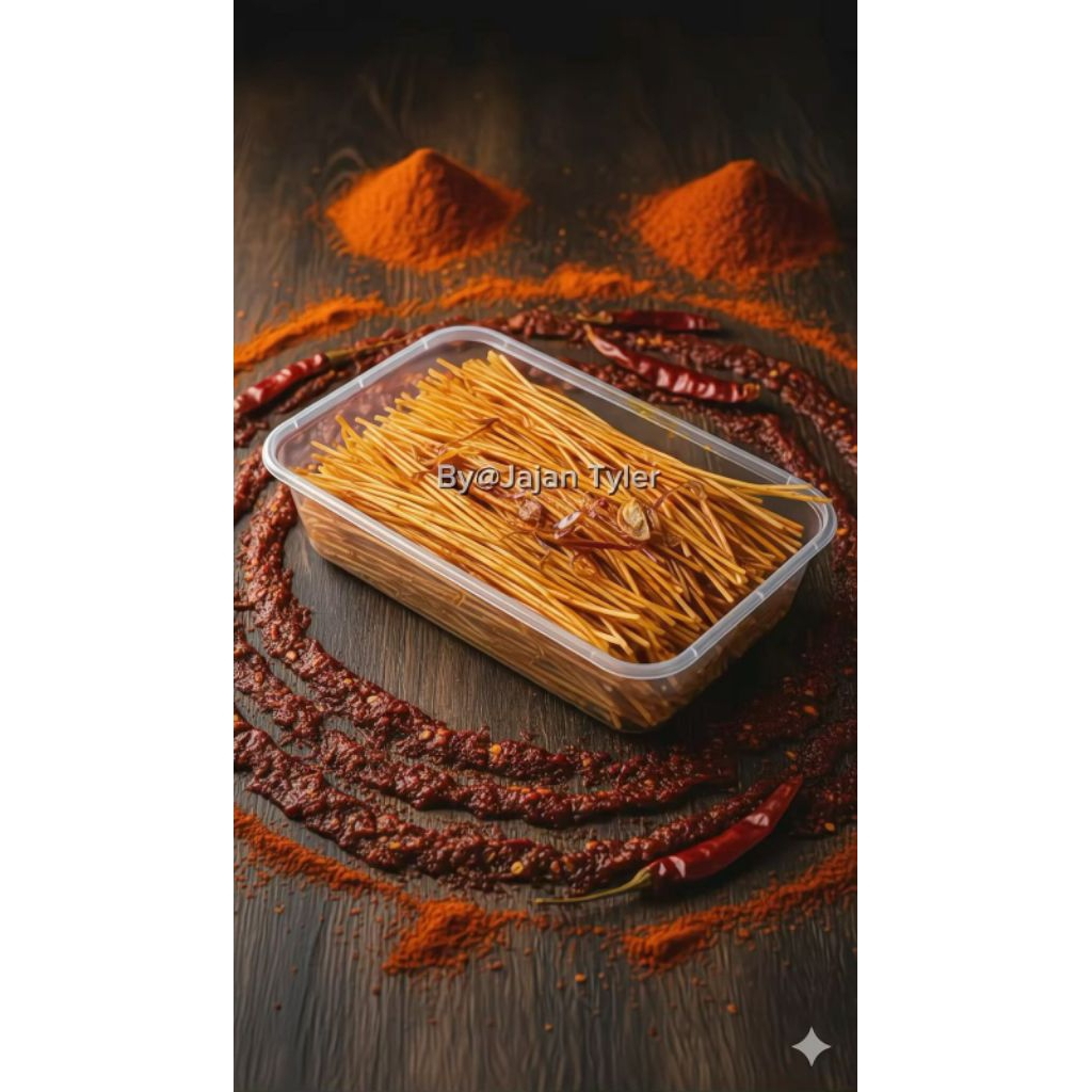 Jual JAJAN TYLER Mie lidi kecil kualitas Premium enak ,gurih dan renyah ...