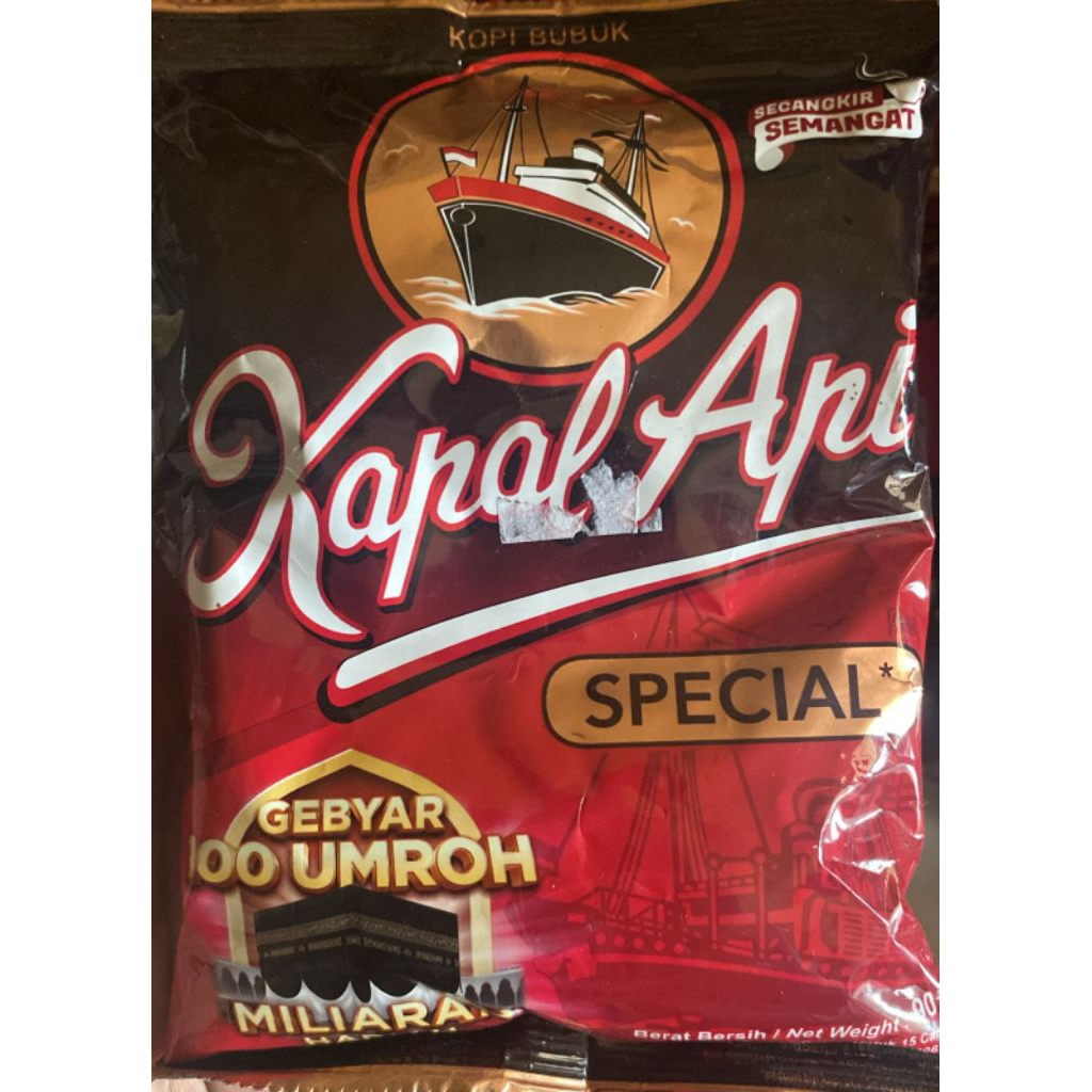 Jual Kopi Kapal Api Spesial Bubuk 150g tanpa gula | Shopee Indonesia