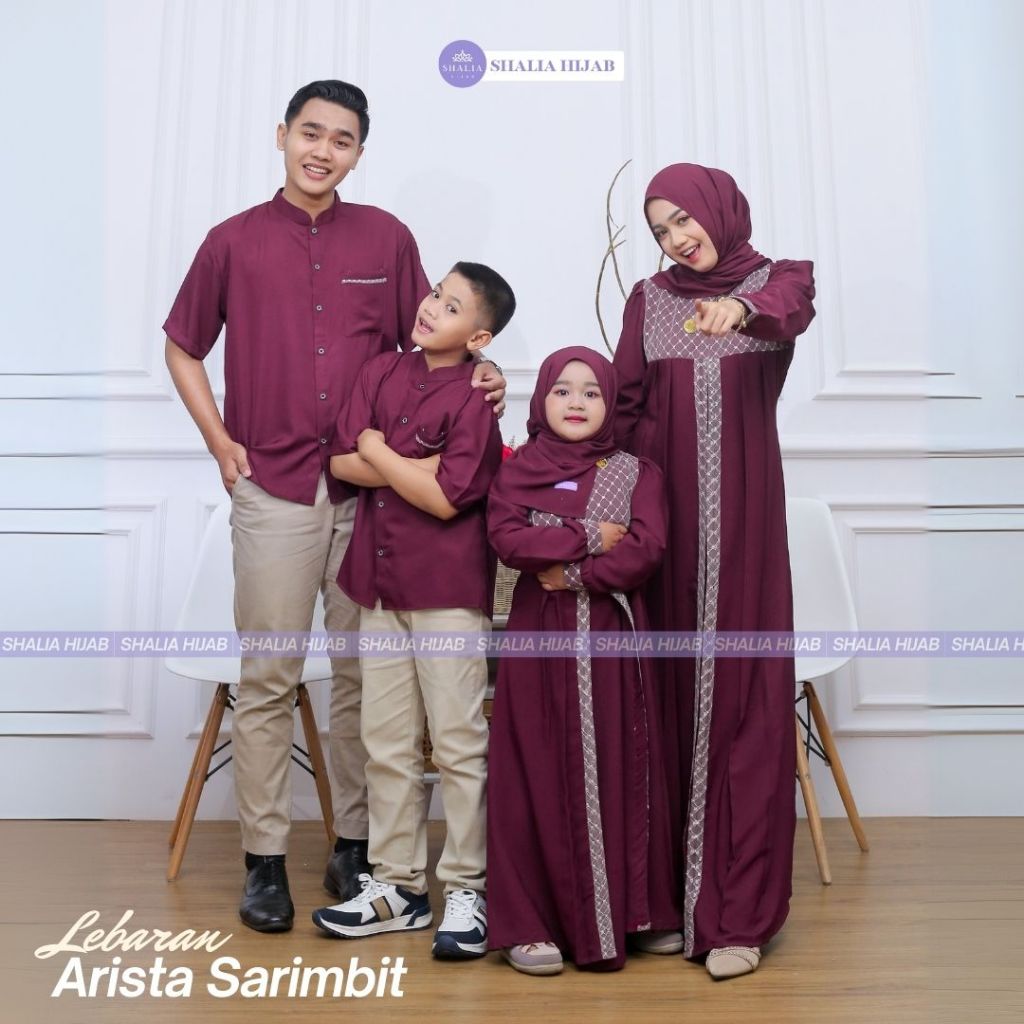 Jual Shalia Hijab - Arista Family Sarimbit Keluarga Lebaran 2026 ...