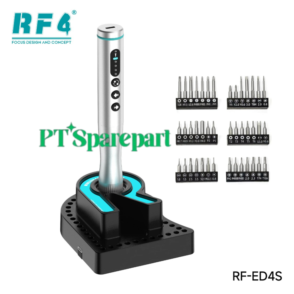 Jual RF4 RF-ED4S - OBENG ELEKTRIK MULTIFUNGSI Electric Screwdriver Set 42 Bits 4-speed ...
