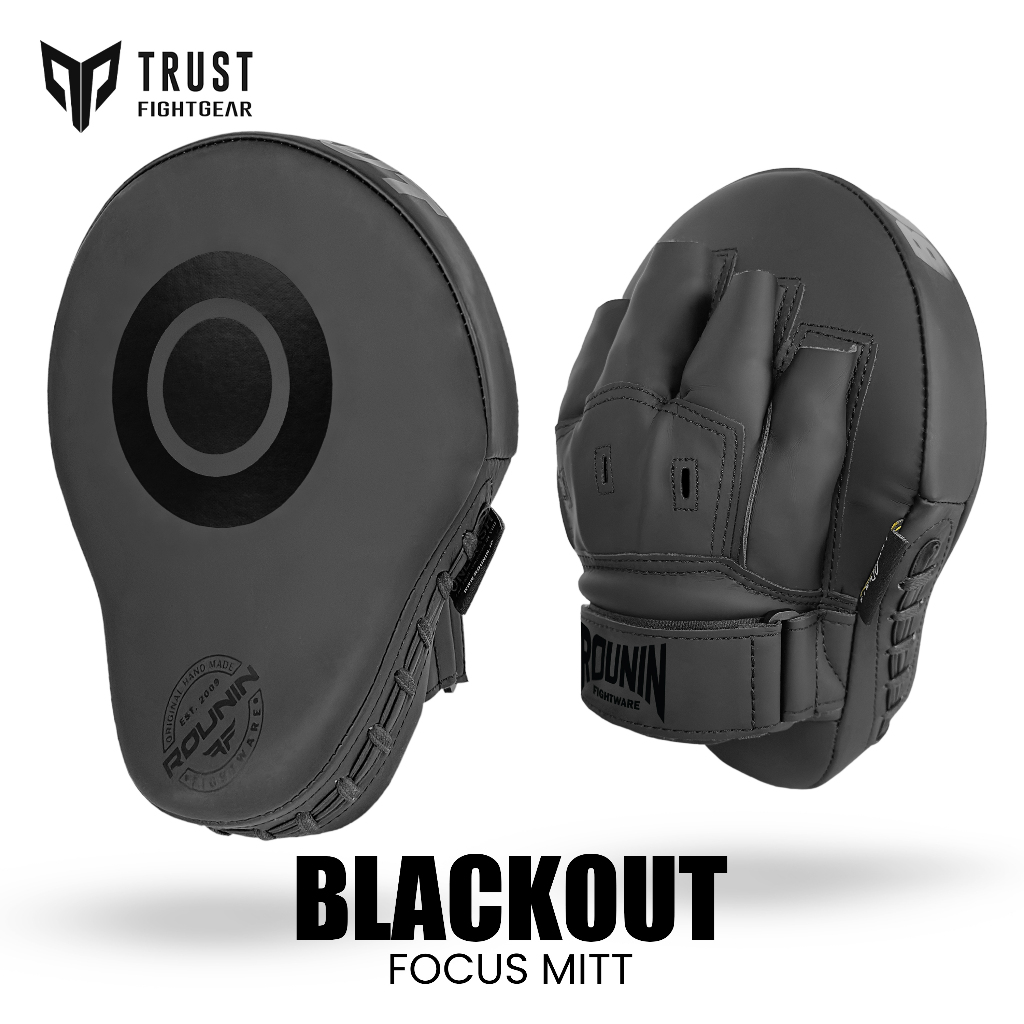 Jual Rounin Fightware focus mitt / focus pad / punching pad Blackout ...