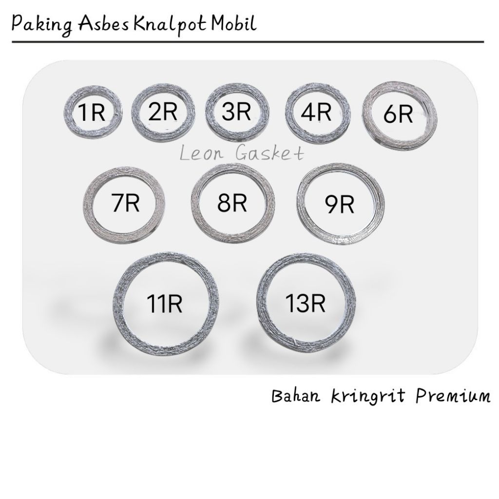Jual Paking Knalpot Asbes Mobil Toyota 2-D Diesel, 2F New, PS 100, PS ...