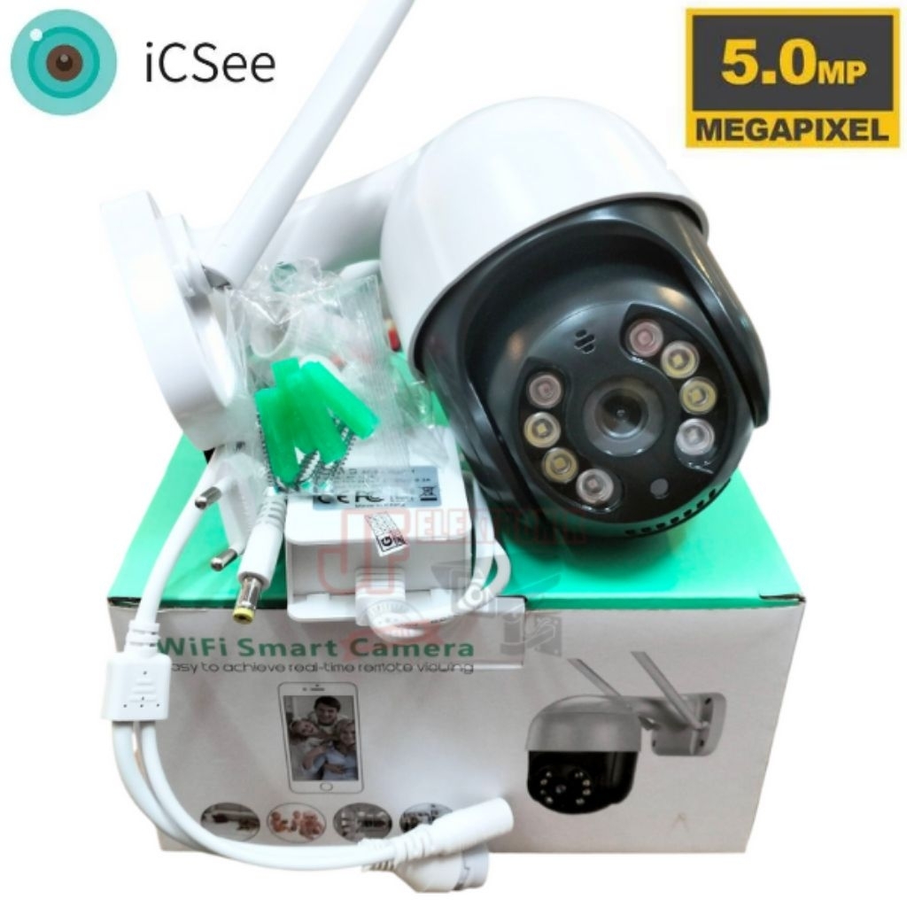 Jual IP camera CCTV PTZ Outdoor APLIKASI ICSEE 5MP full HD Mini Speed ...