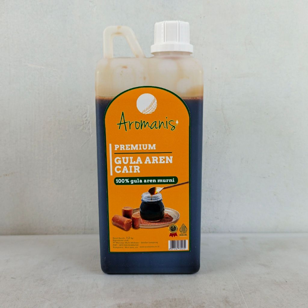 Jual Gula Aren Cair / Syrup Palm Sugar Organik Bumi Nusantara 1 Liter ...