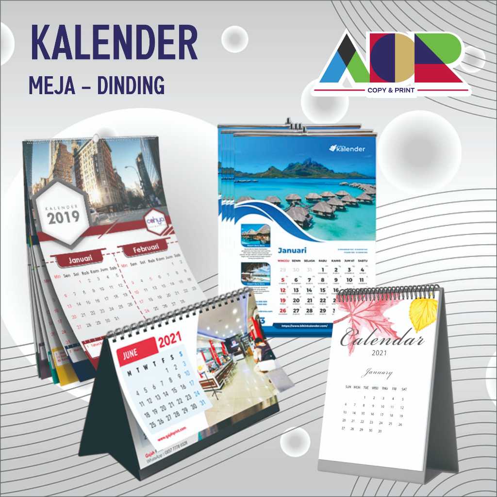 Jual KALENDER MEJA | DINDING BAHAN ART PAPER/ART CARTON | Shopee Indonesia