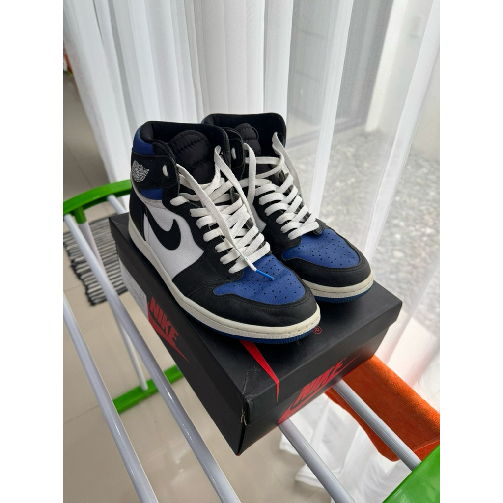 Jual Air Jordan 1 Royal Black Toe size 42,5 US 9 | Shopee Indonesia