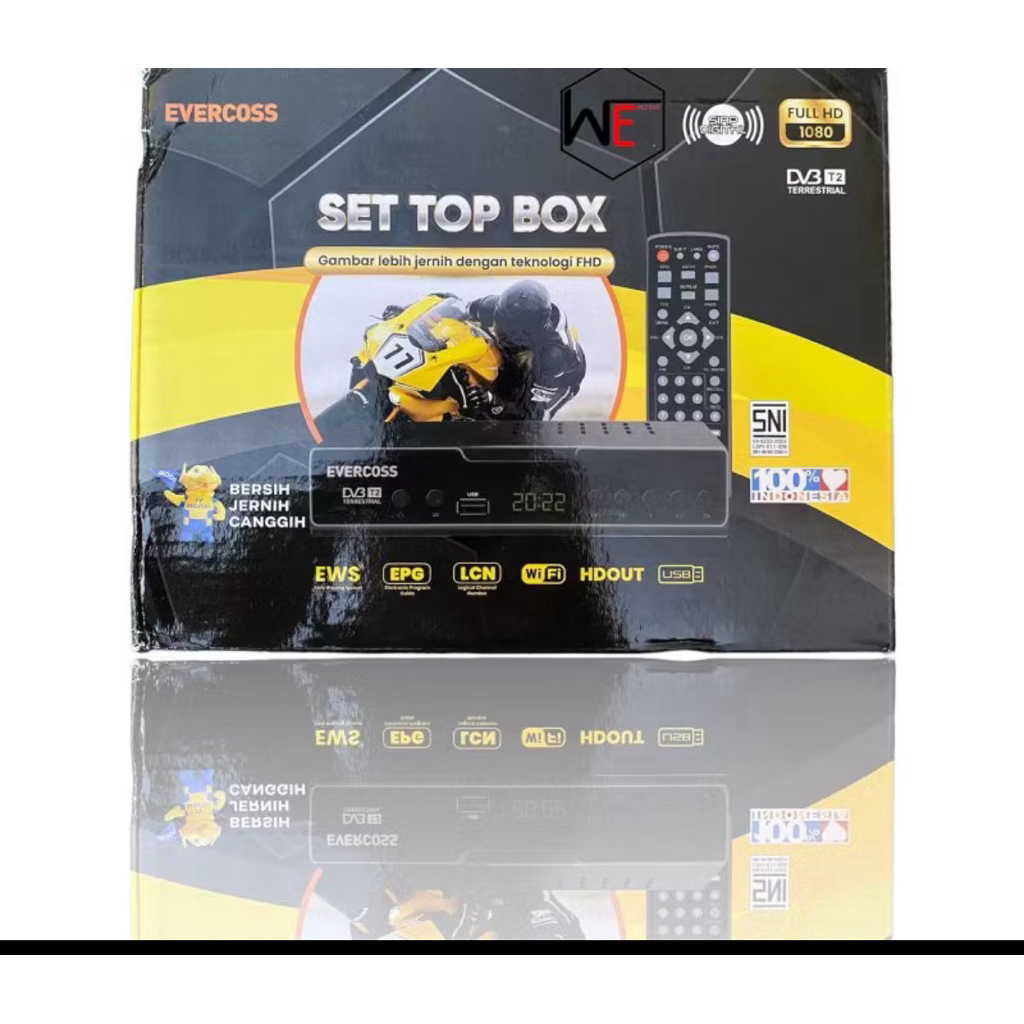Jual EVERCOSS SET TOP BOX STB MEGA BOX ORIGINAL | Shopee Indonesia
