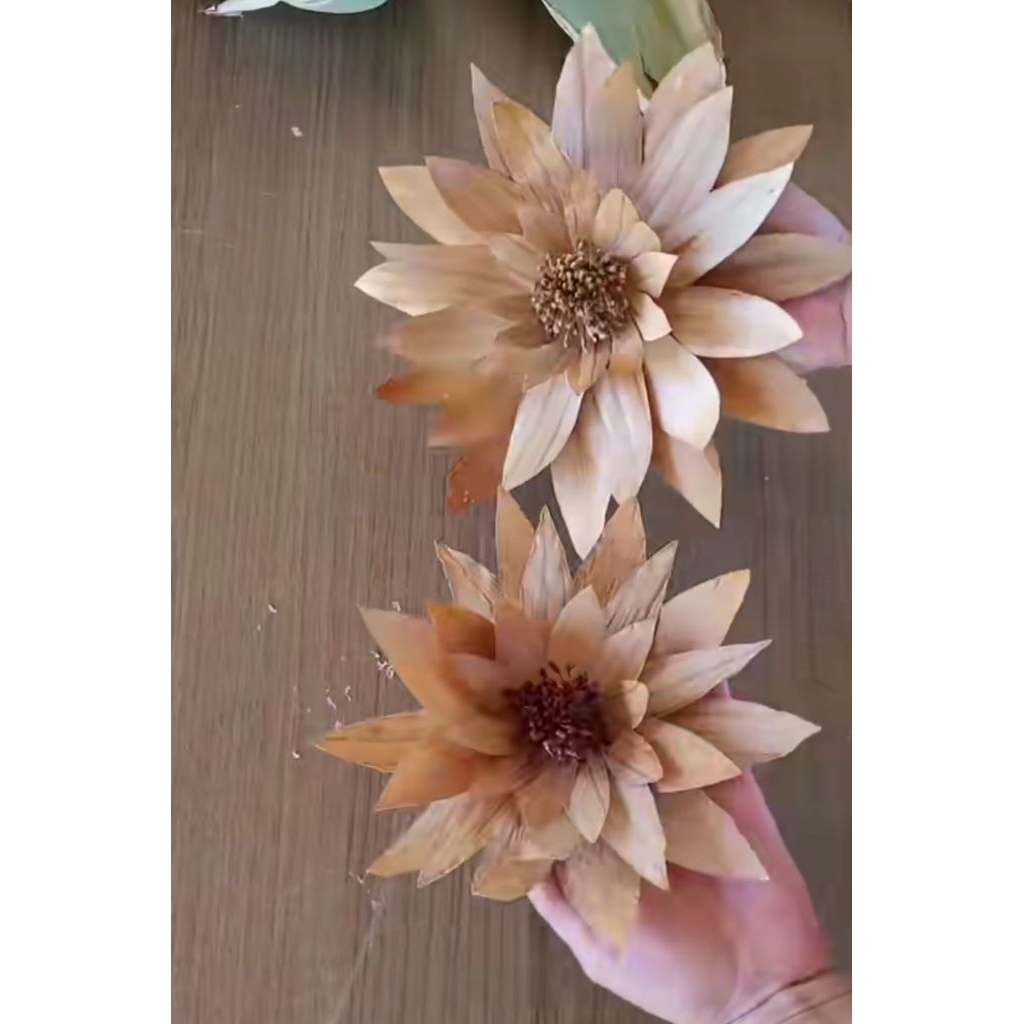 Jual Bunga dari Pelepah Pisang Kering/ cocok untuk tugas prakarya ...
