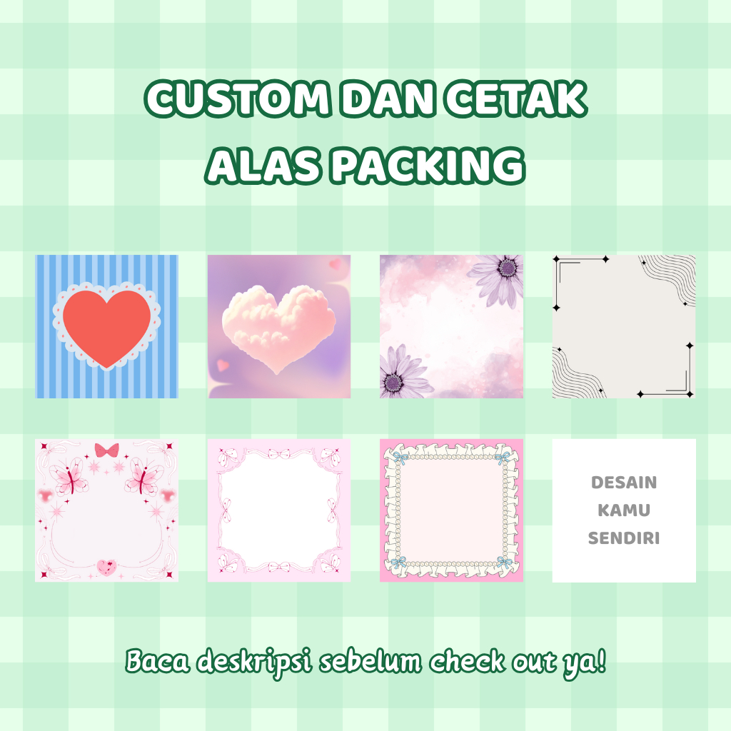 Jual CETAK DAN CUSTOM ALAS PACKING | Shopee Indonesia