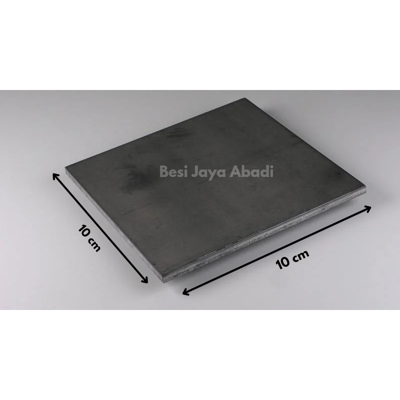 Jual Plat Besi Kotak 10cm x 10cm Tebal 3mm 4mm 5mm 6mm 8mm 10mm 15mm ...